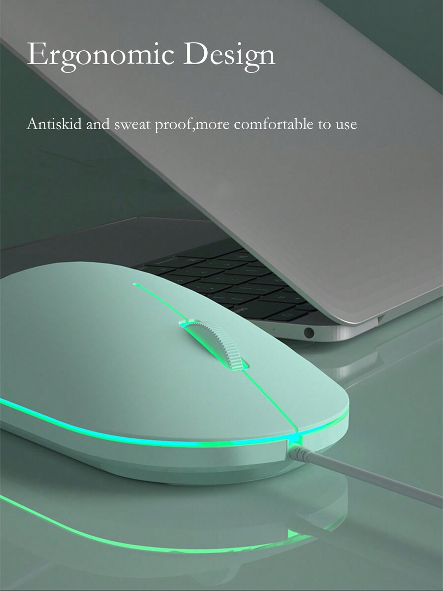 USB Wired Mouse Silent Cute Mini Mouse, Ergonomic Design, USB Optical ...