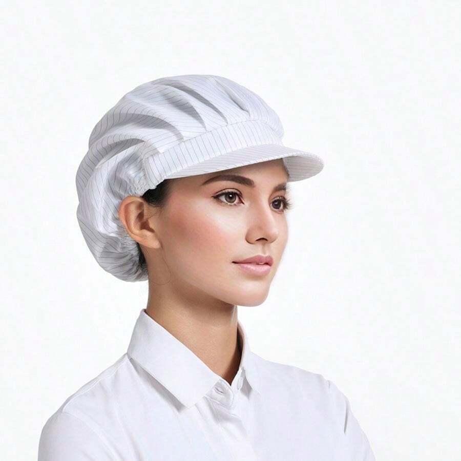 Anti-Static Dust-Proof Flat-Brim Cap, Factory Workshop Cap, Half-Mesh ...