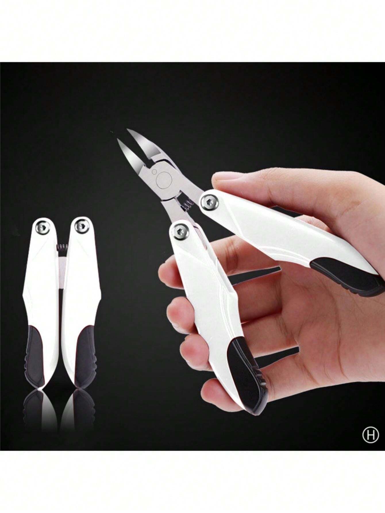 Multi-Function Folding Nail Clipper With Cuticle Nipper And Paronychia ...
