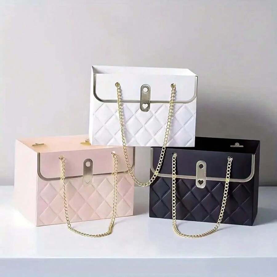 1pc, Rose Festival Gift Box With Explosive Handbag Shape Foldable Hand ...