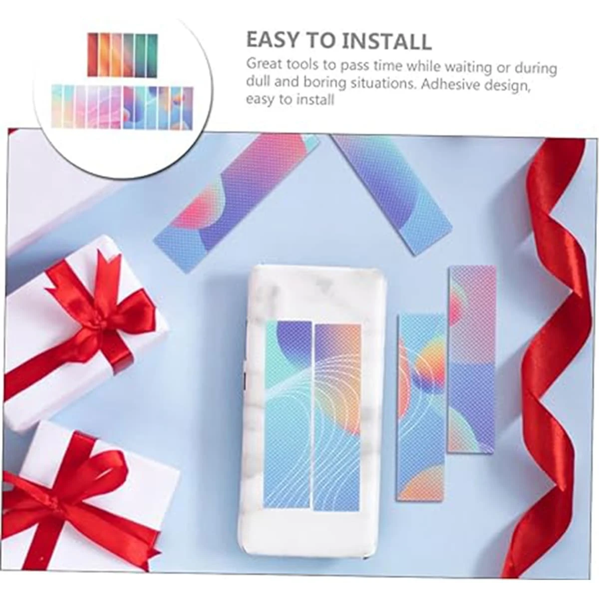 6pcs/Set Pressure Relief Stickers For Anxiety, Calming Texture Stickers ...