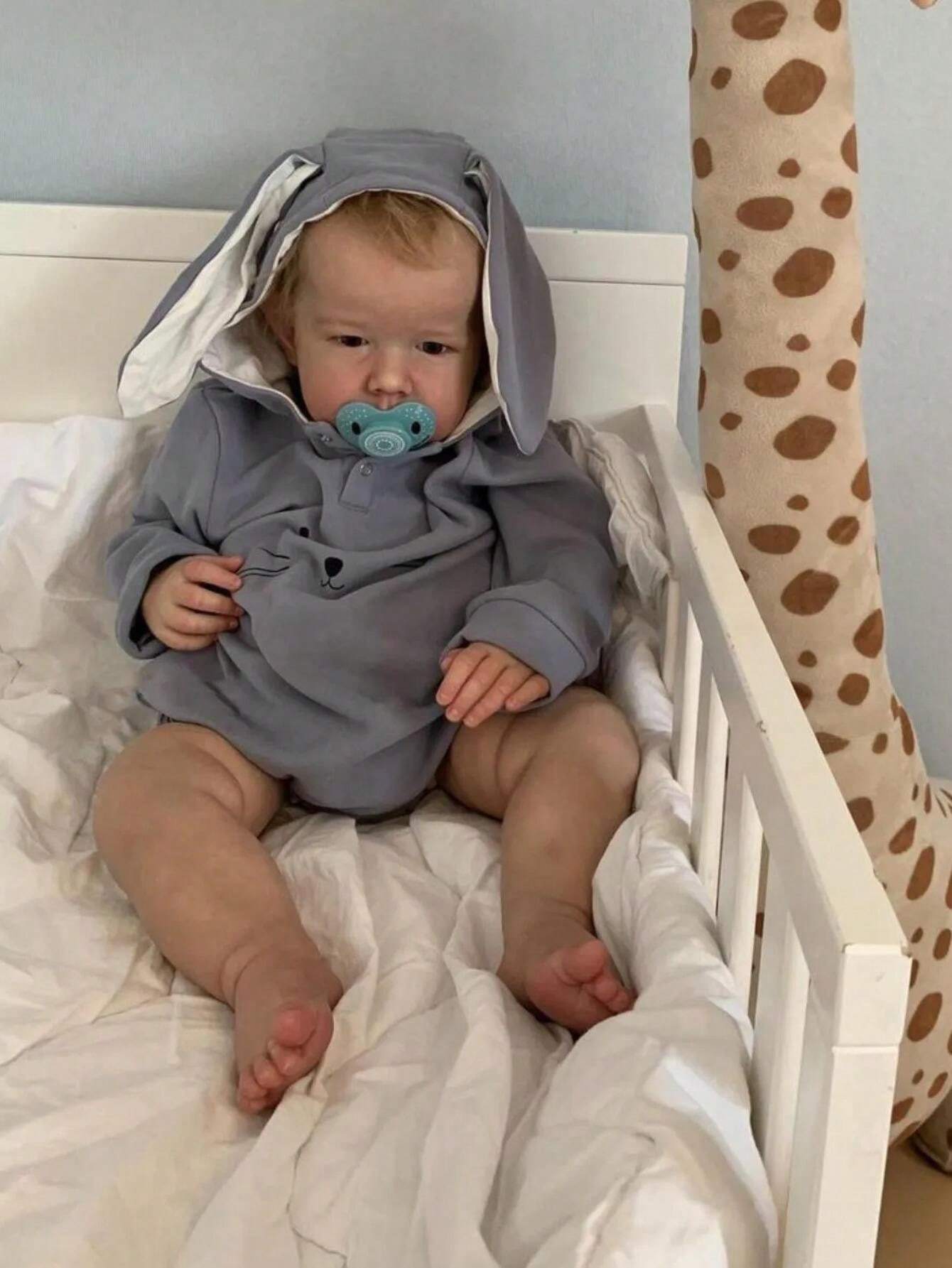 1 PC 20 Inches Lovely Liam Reborn Doll Soft Touch Body Vivid Newborn ...