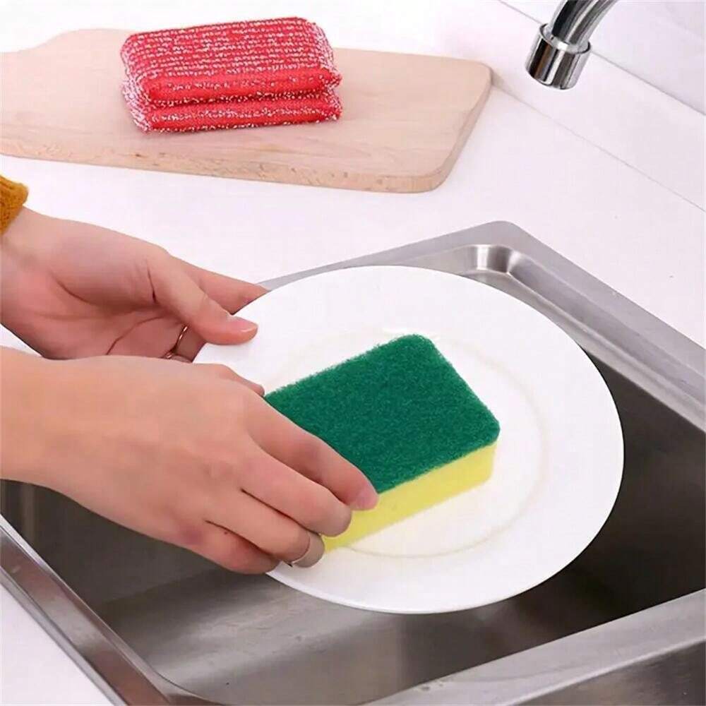 19pcs/Set Kitchen Cleaning Set, Stainless Steel Wire Ball, Dishwashing ...