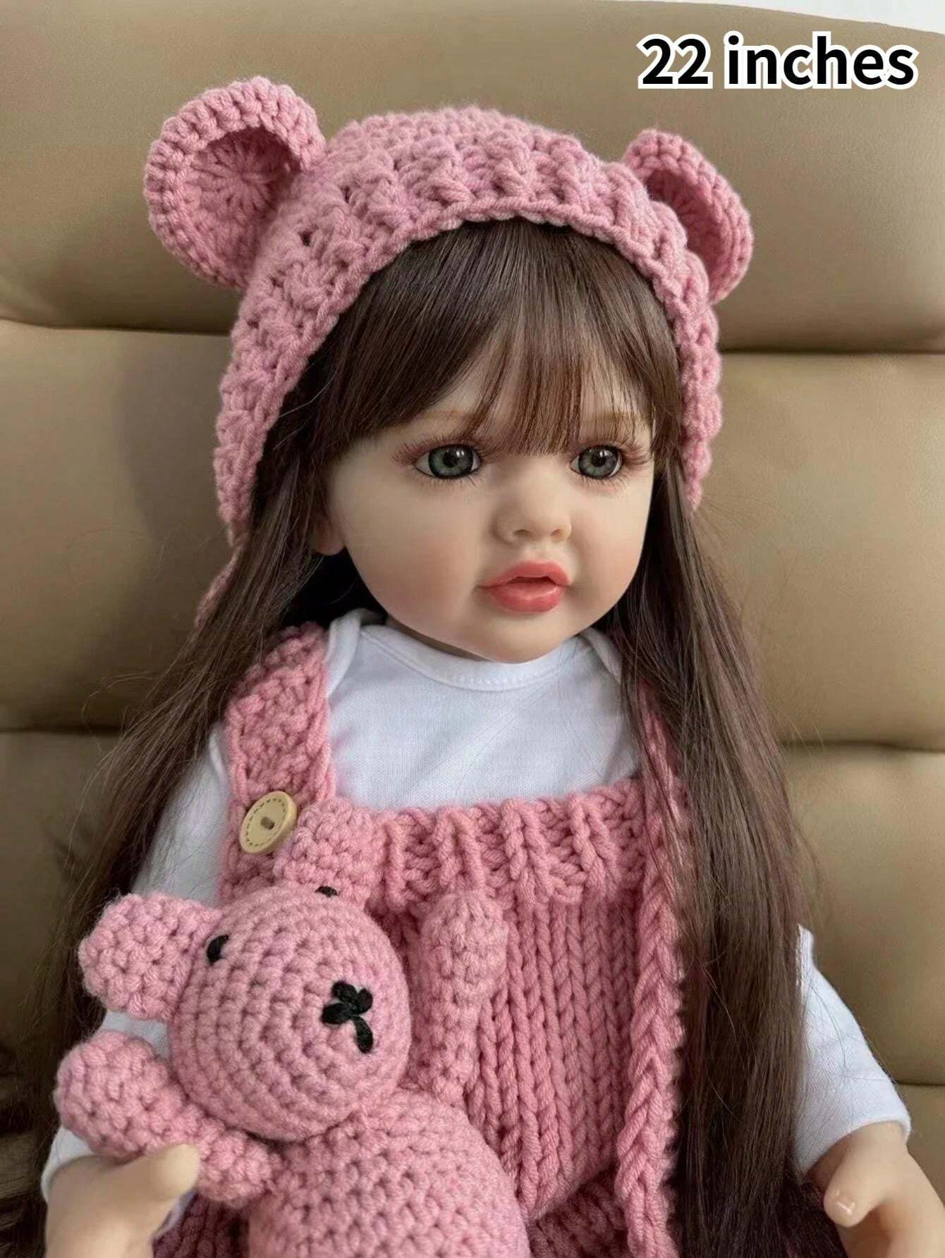 1 PC Reborn Doll 22 Inches Adorable Betty Handmade Full Body Vinyl Doll ...