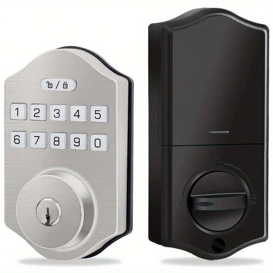 Keyless Entry Deadbolt Door Lock,Electronic Smart Home Lock, Simplisafe ...