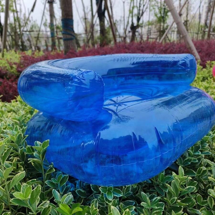 2PCS Inflatable Sofa Seats Random Color, -Friendly PVC, Portable ...