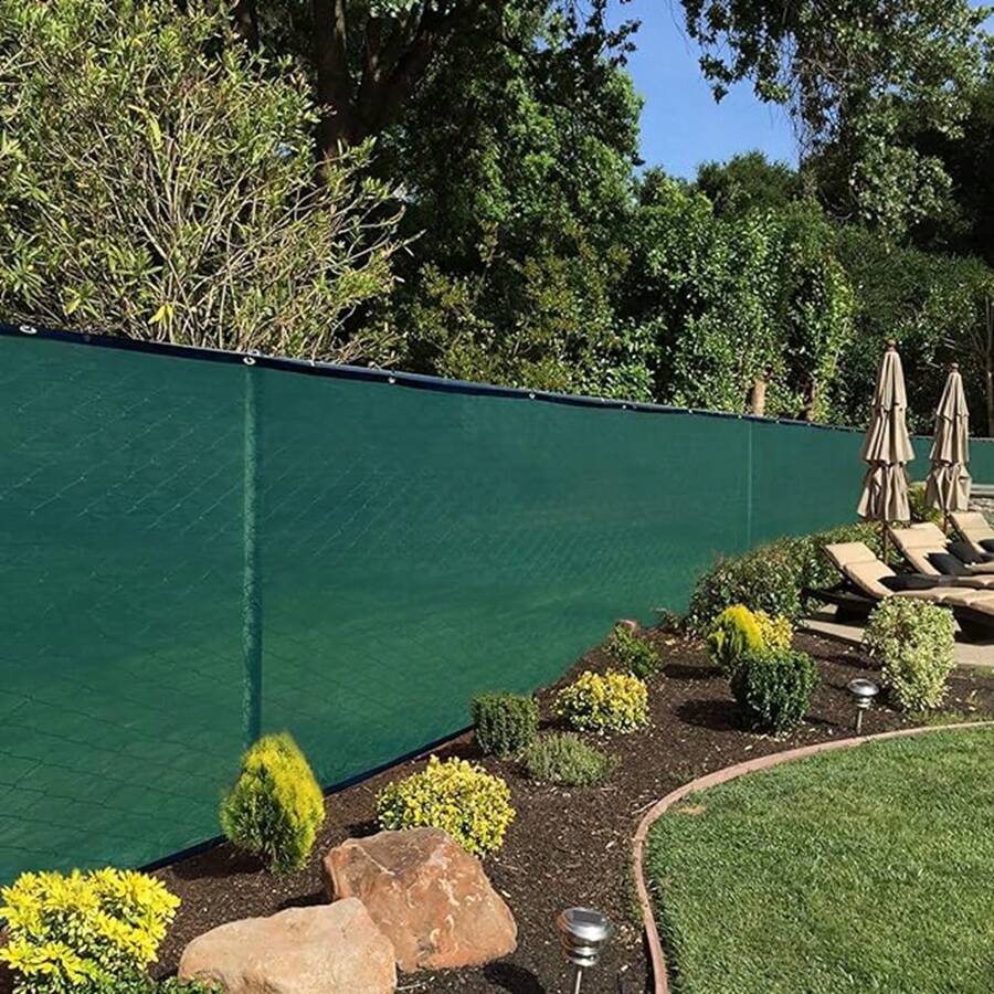 1pc Fence Privacy Screen, Windscreen Fence Cover With Grommets, Sun ...