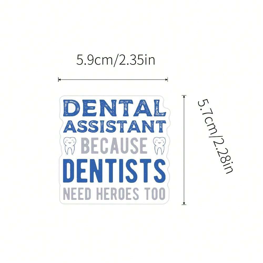 105PCS Dentist Stickers Vinyl Aesthetics Stickers For Scrapbooking ...