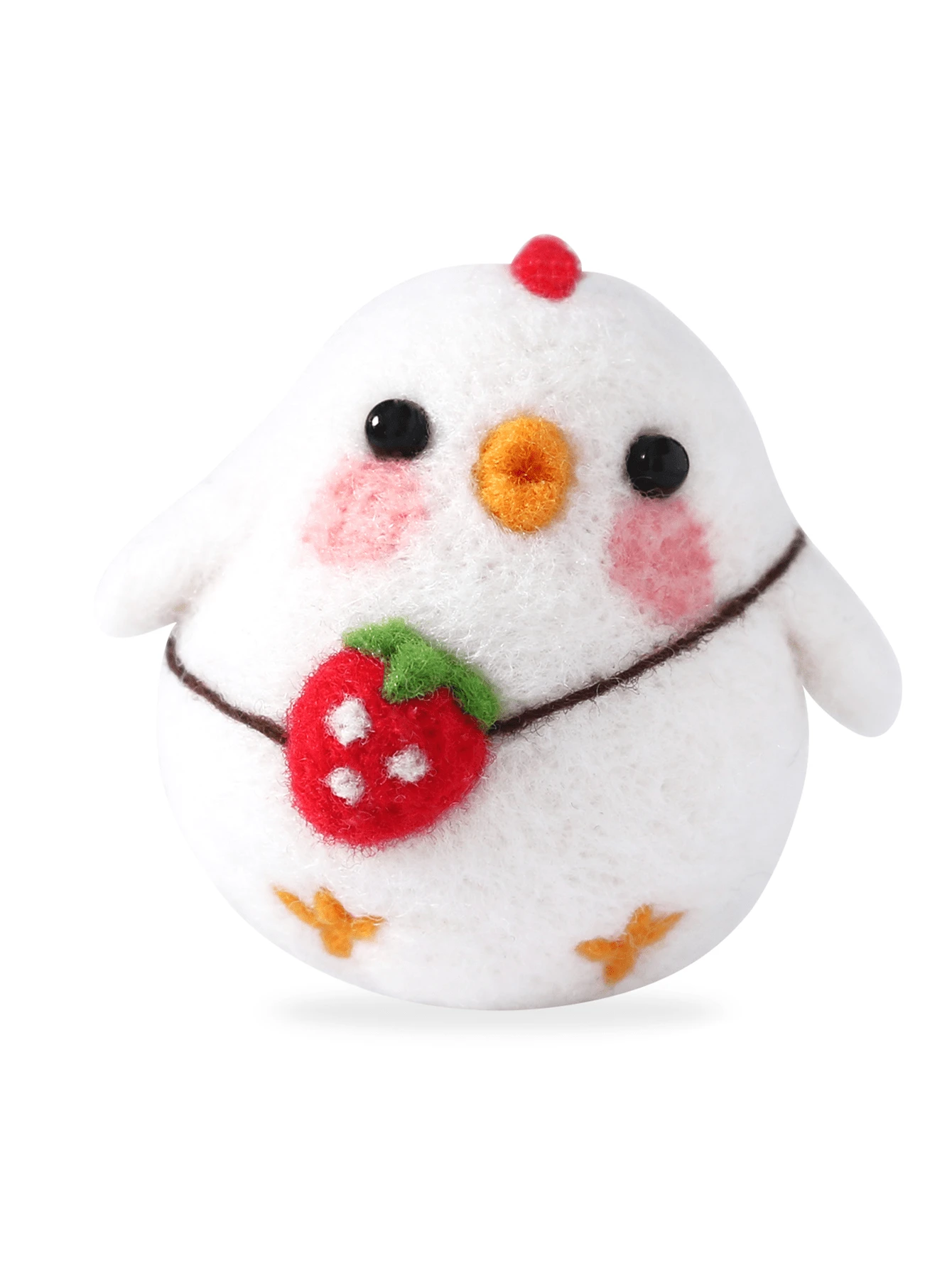 1set Chick Shaped Wool Material Package Set For Handmade DIY Wool ...