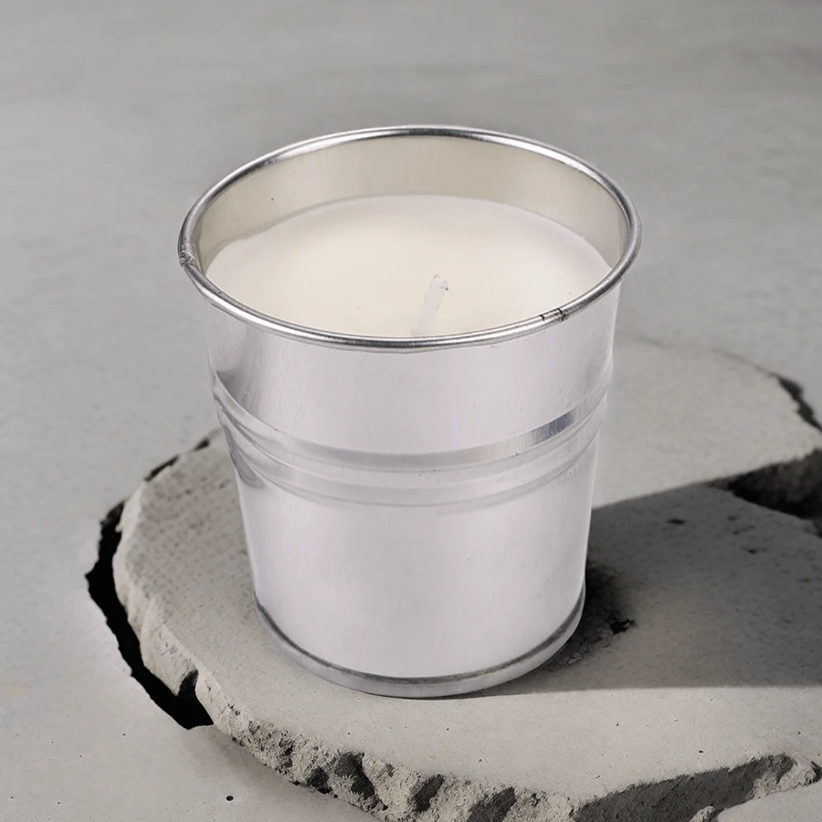1pc Home Citronella Oil Small Iron Bucket Mosquito Repellent Candle ...