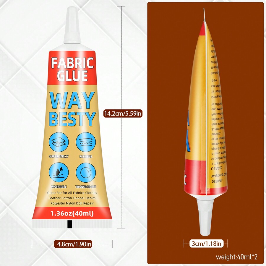 2*40ml Craft Glue For Jewelry Making - Multi-Function Super Adhesive ...