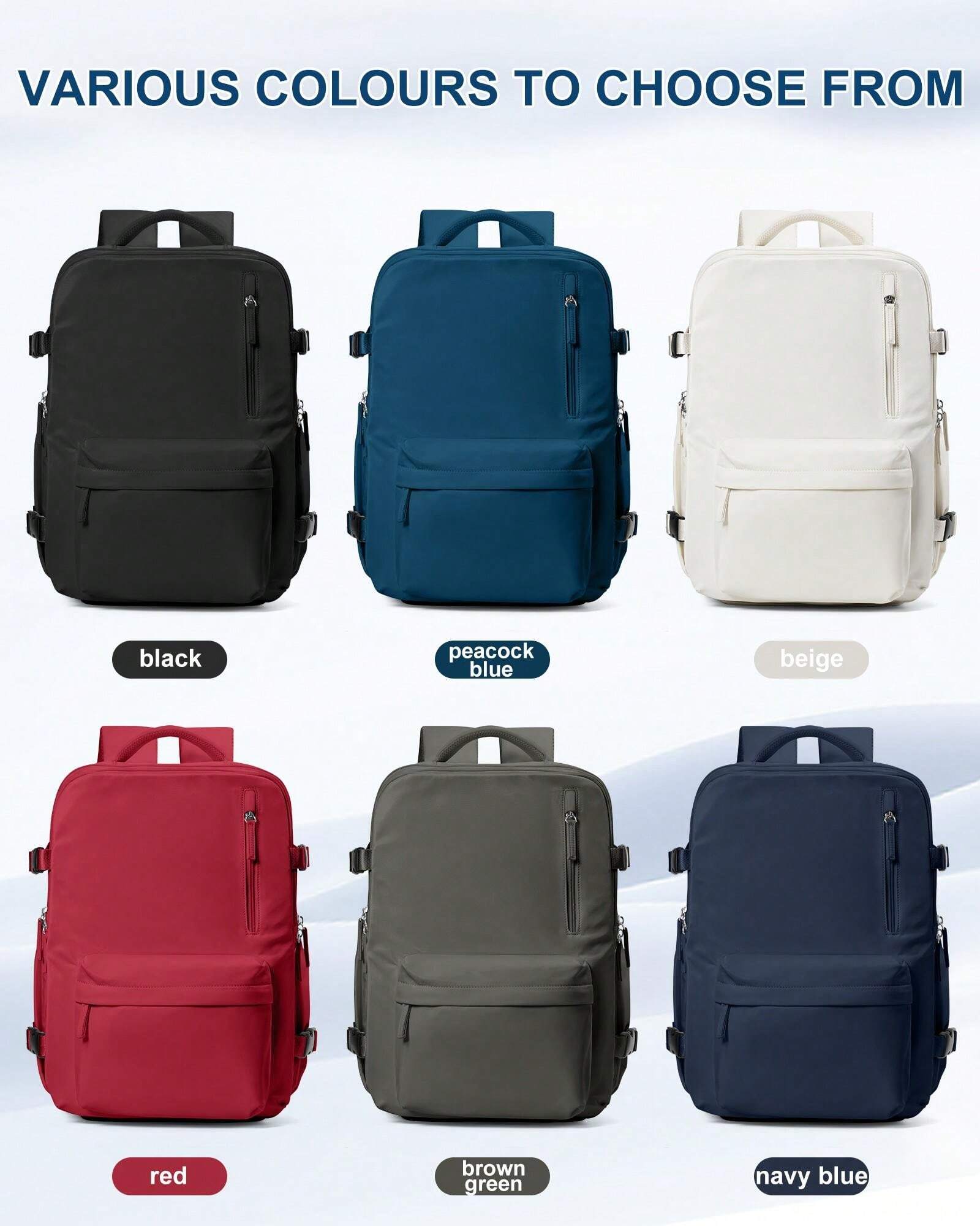 Cabin Bag 40x20x25 Carry On Backpack Travel Backpacks Flight Approved ...