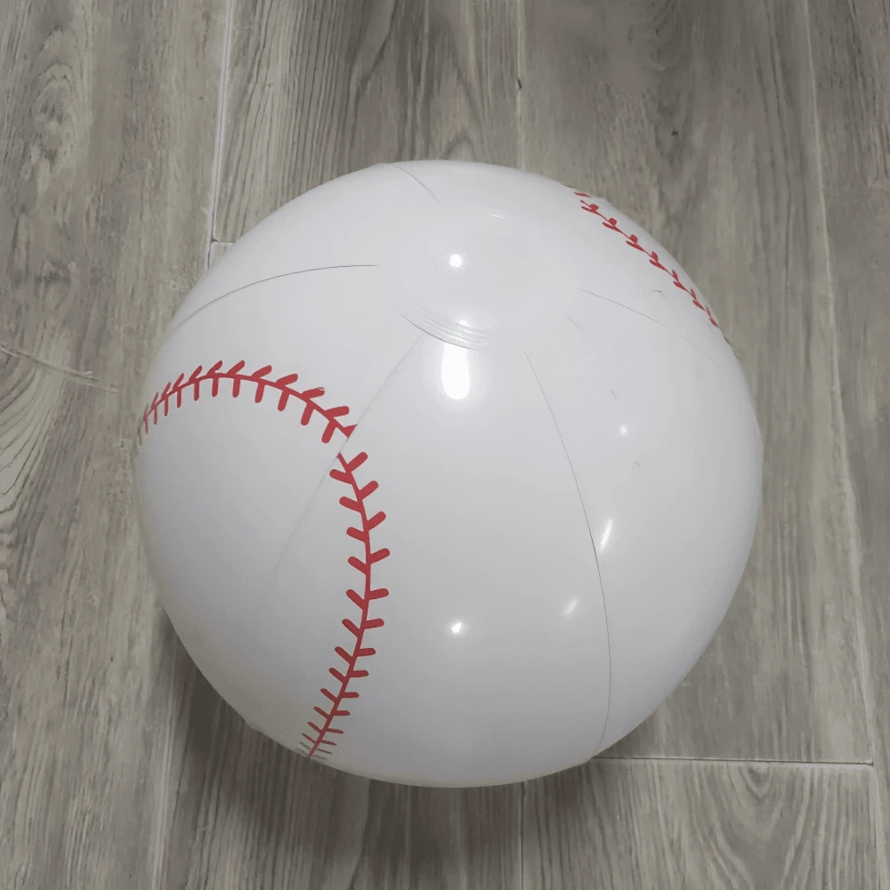 2pcs Water Inflatable Baseball Beach Ball Toy 15inch, Pool Party Toy ...