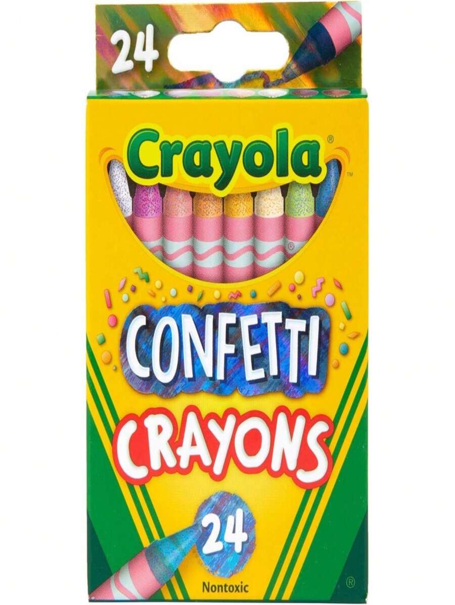 Unbeatablesale Crayola Confetti Crayons - Pack Of 24 | SHEIN USA