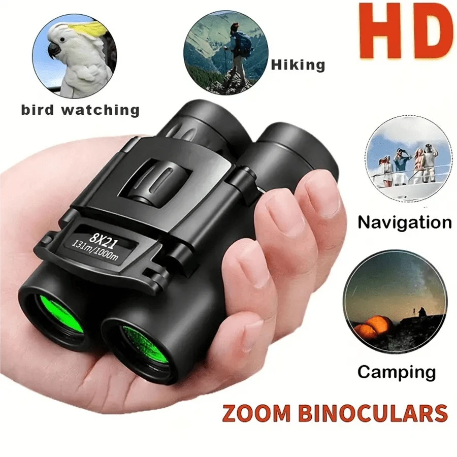 Foldable Binoculars With FMC Multi-Layer Coated Lenses, Prisms ...