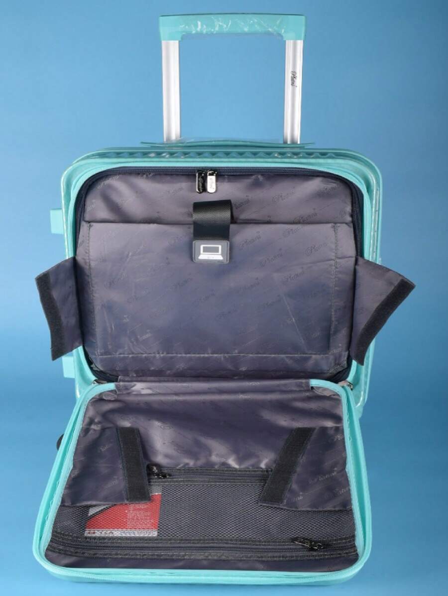 High Glossy Expandable Rolling Luggage With 360° Spinner Wheels ...