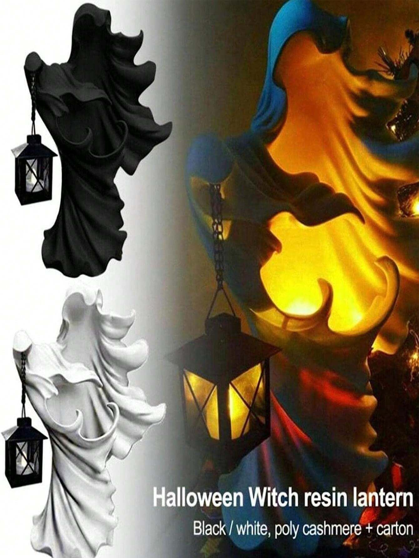 Faceless Ghost Sculpture Halloween Decorations, Scary Messenger With ...