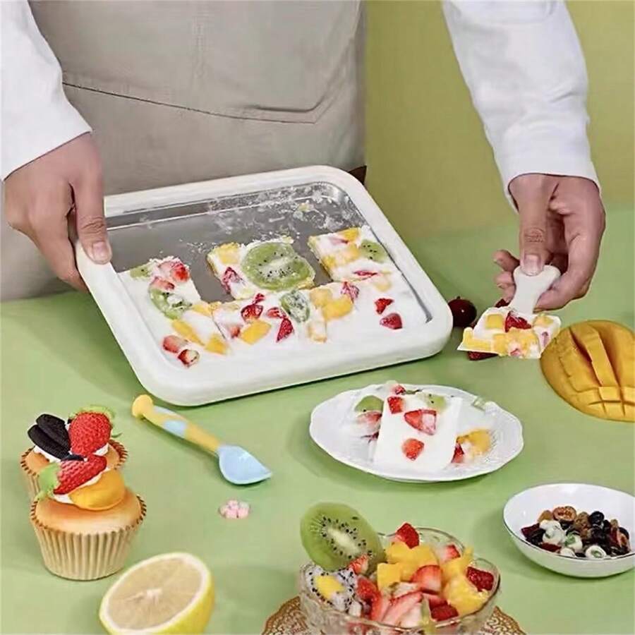 1pc Instant Ice Cream Maker,Rolled Ice Cream Maker, Soft Serve Ice ...