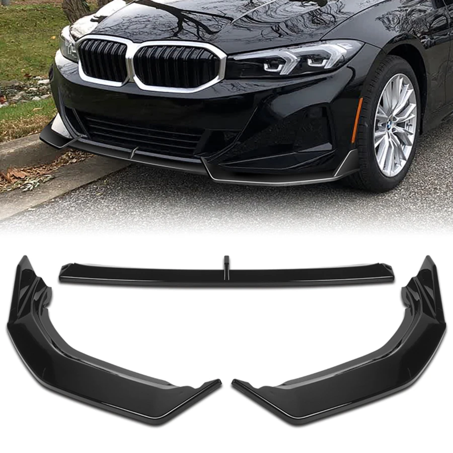 For 2023-2024 BMW 3-Series G20 330e 330i Base GT-Style Front Bumper Lip ...