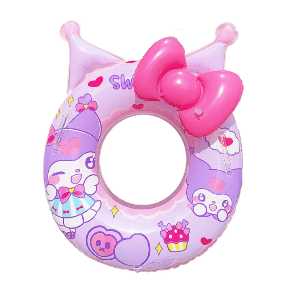 1pc Y2k Melody Pom Pom Purin Inflatable Swim Ring - Fun Cartoon Design ...