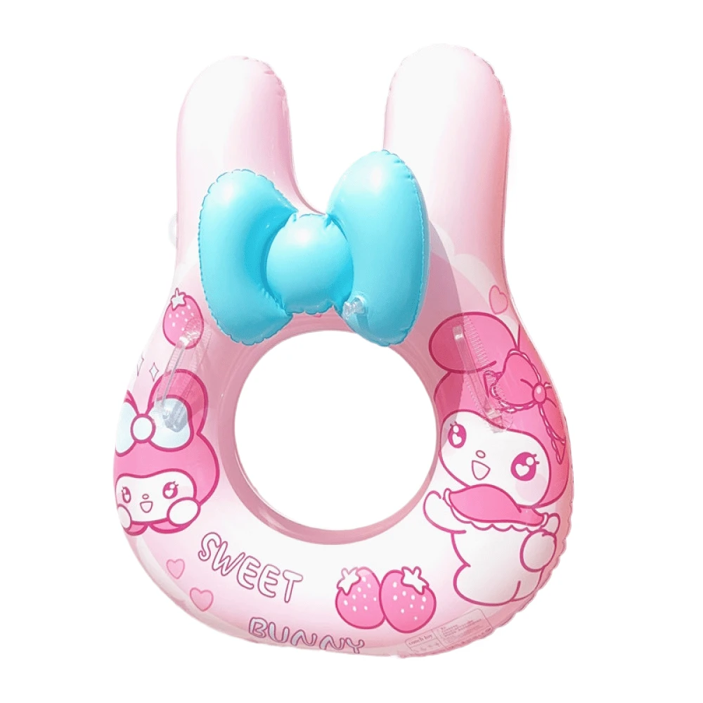1pc Y2k Melody Pom Pom Purin Inflatable Swim Ring - Fun Cartoon Design ...
