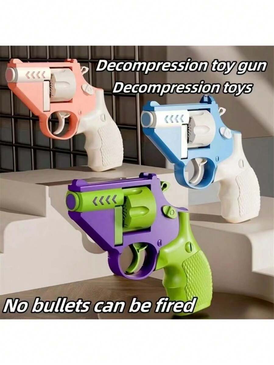 1pc [No Bullet] Carrot-Shaped Revolver Pistol For Toddlers With ...
