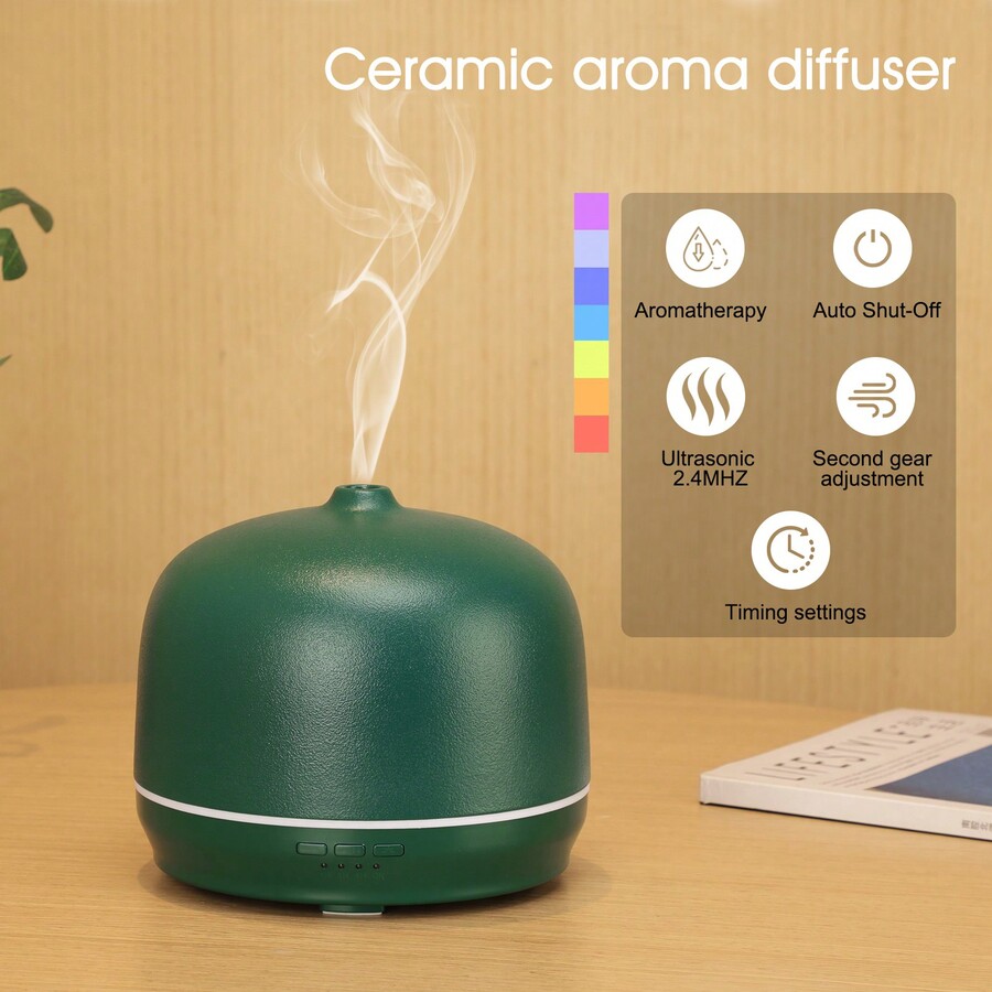 Ceramic Essential Oil Diffusers For Home Large Room, 500ml Aromatherapy ...