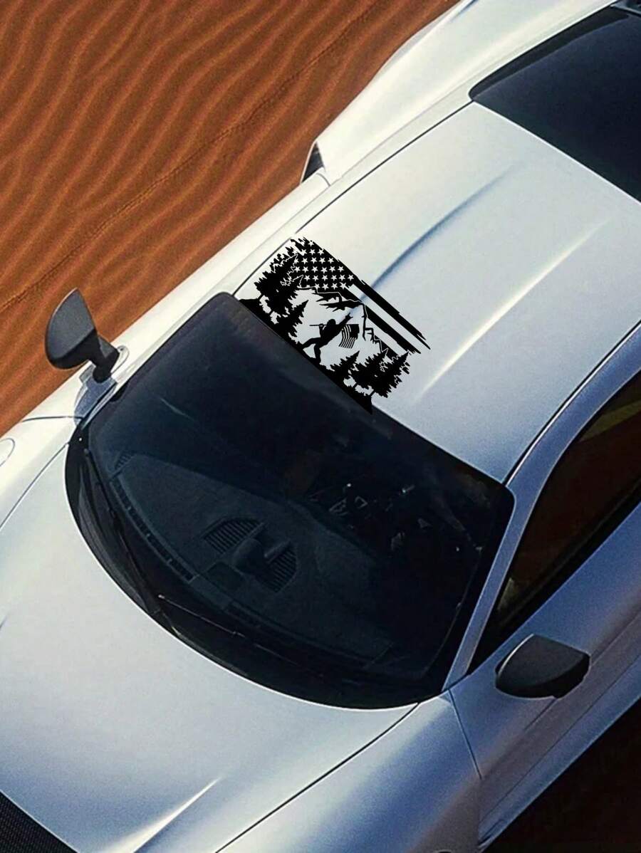 National Flag Stickers, Bigfoot Forest Flag Decals, Car Stickers That ...