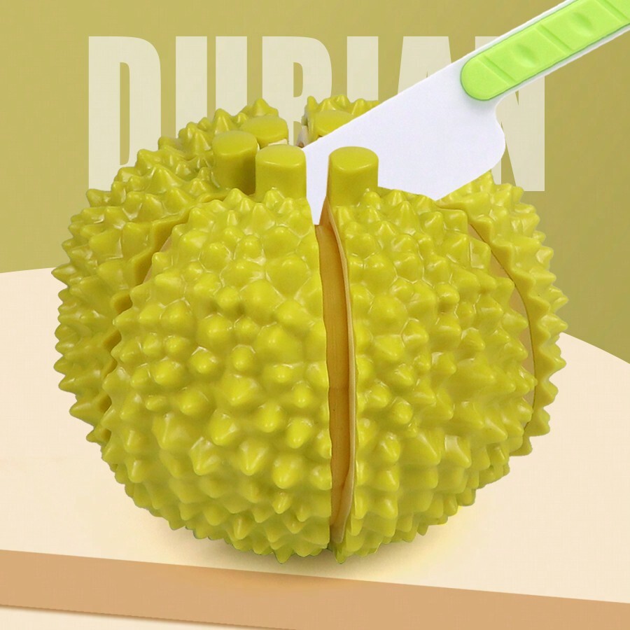 3pcs Toy Set Including A Whole Simulation Durian Toy (Can Be Divided ...