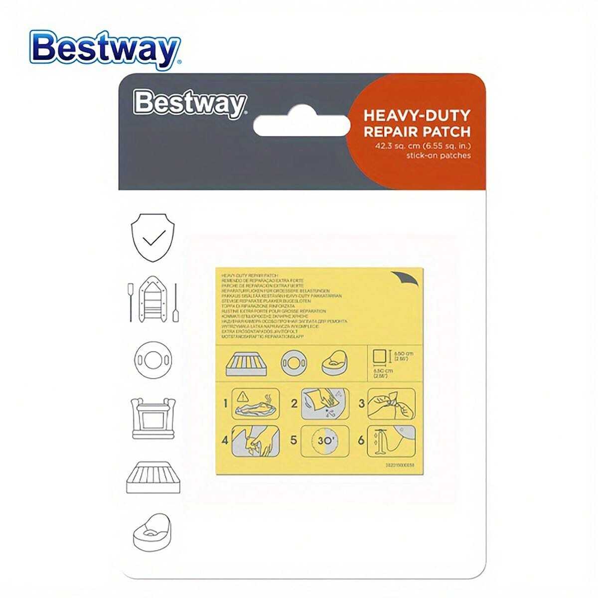 Bestway Bestway 62068 10 Piece Underwater Adhesive Repair Patch ...