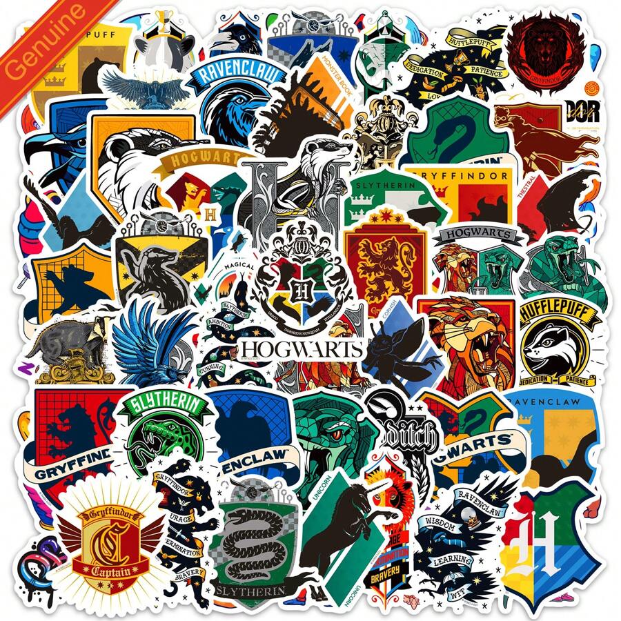 Harry Potter Harry Potter Officially Licensed 50Pcs Hogwarts Four Great ...