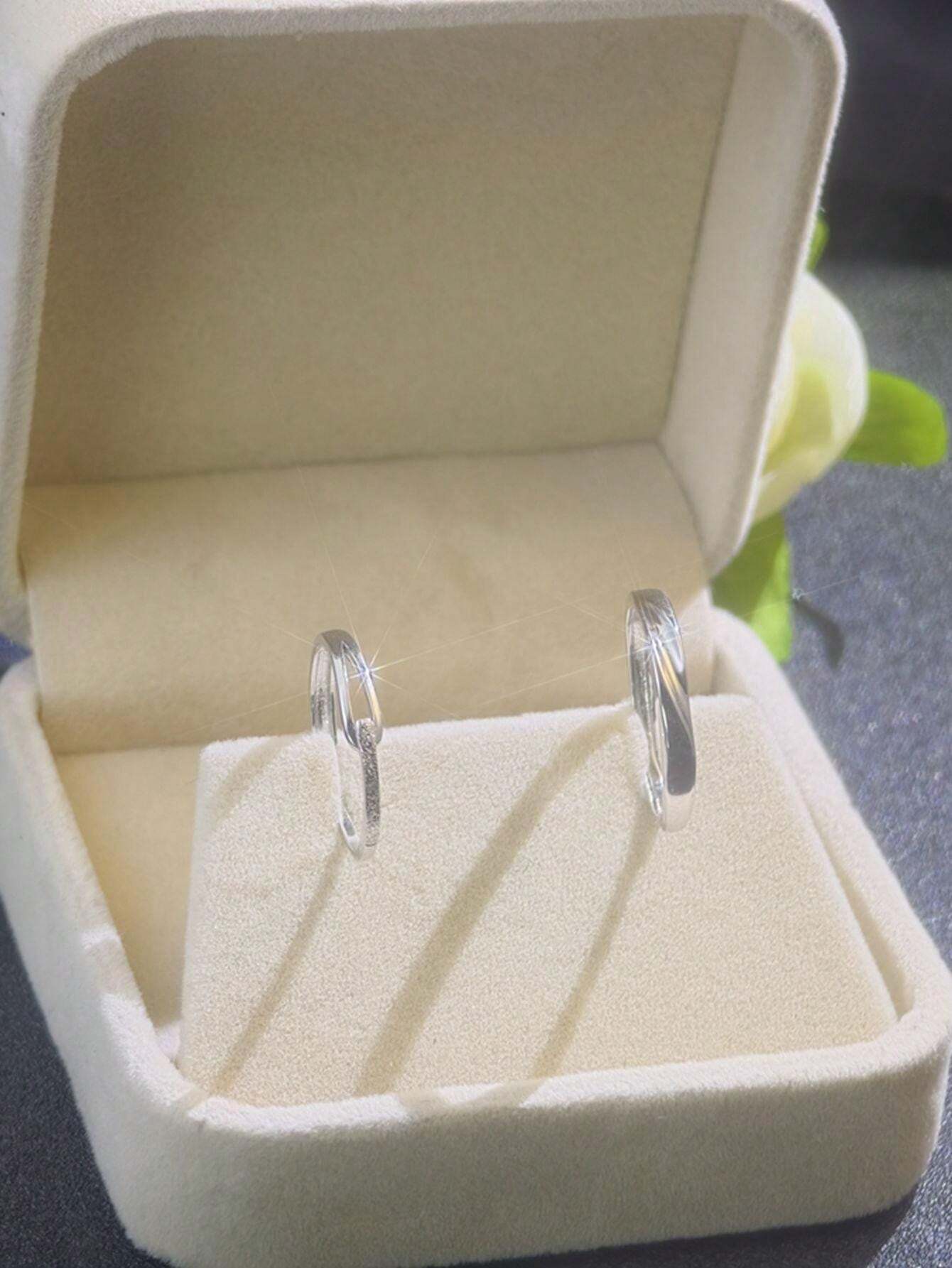 Classic Rupert's Tear Design Couple Rings, S925 Pure Silver, Adjustable ...