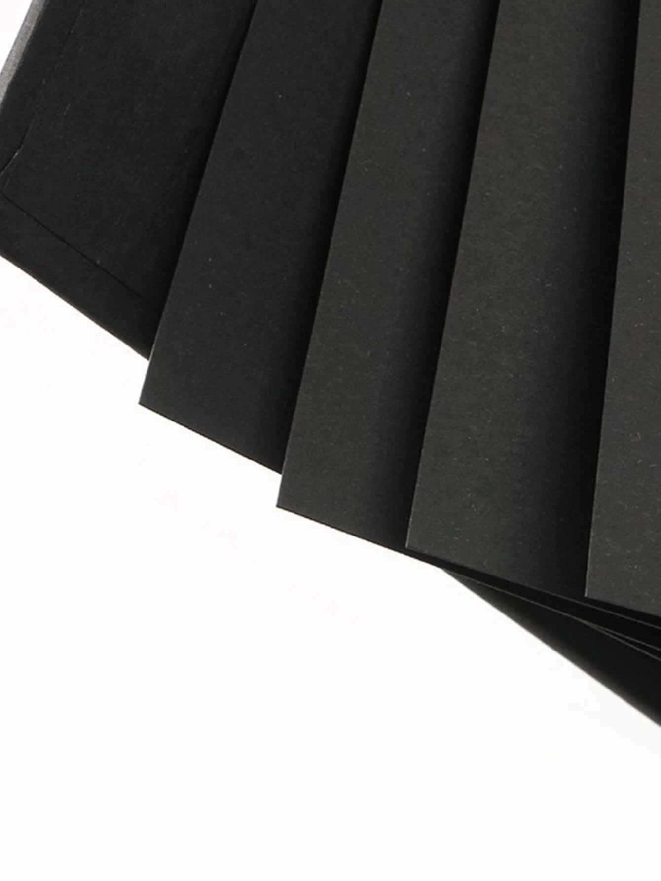 1 Book Into 8 Inch Ribbon DIY Album Inner Page Creative Black Card ...