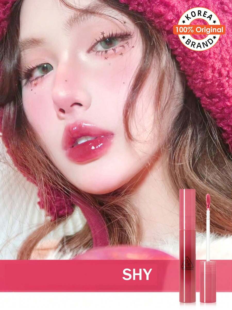 DROP GLOW GEL SHY|MOISTURED-PACKED WEAR|Glowy Tint, Lip-Plumping ...