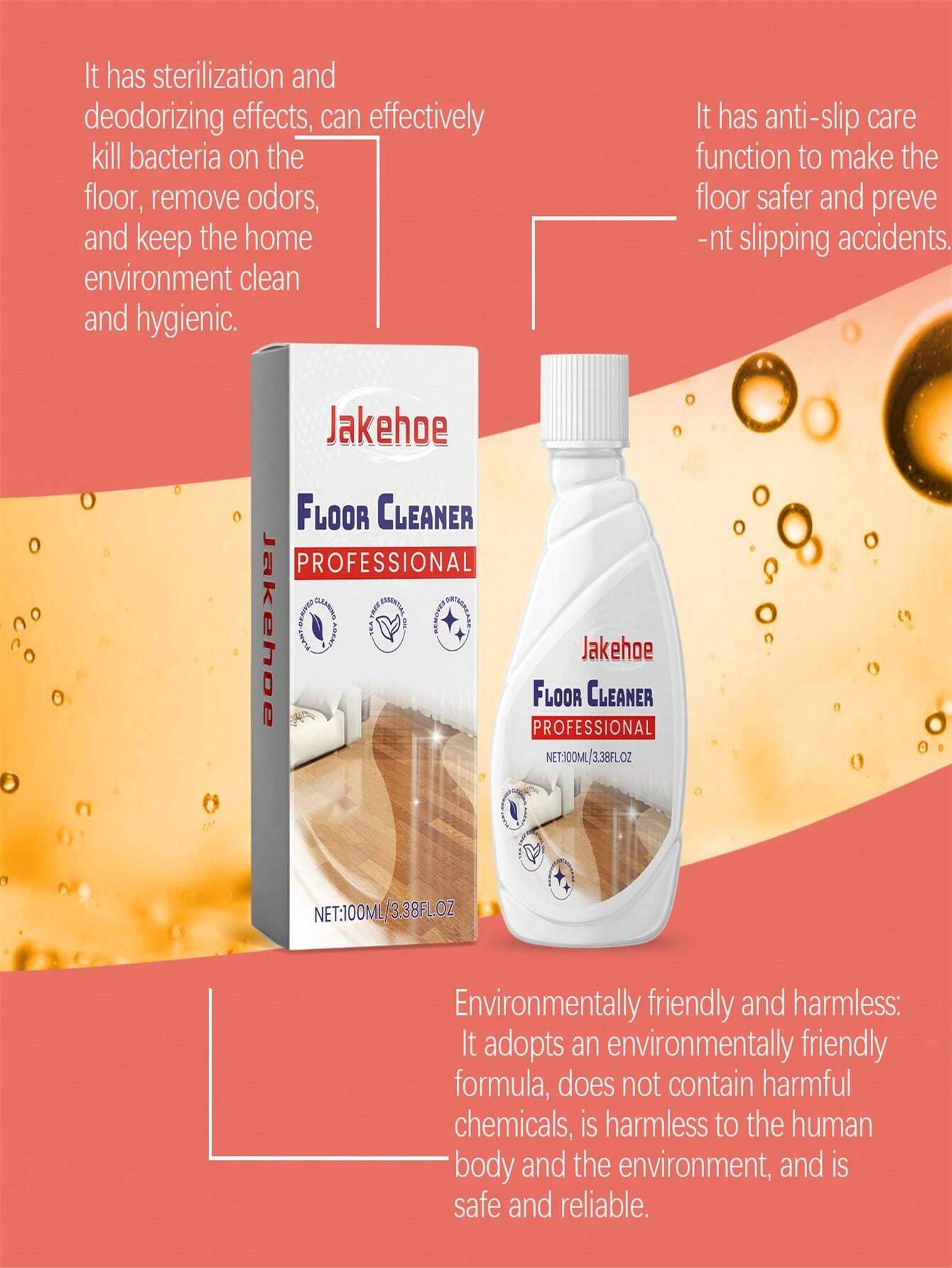 Jakehoe Floor Cleaner For Removing Stains And Odors, Increasing ...