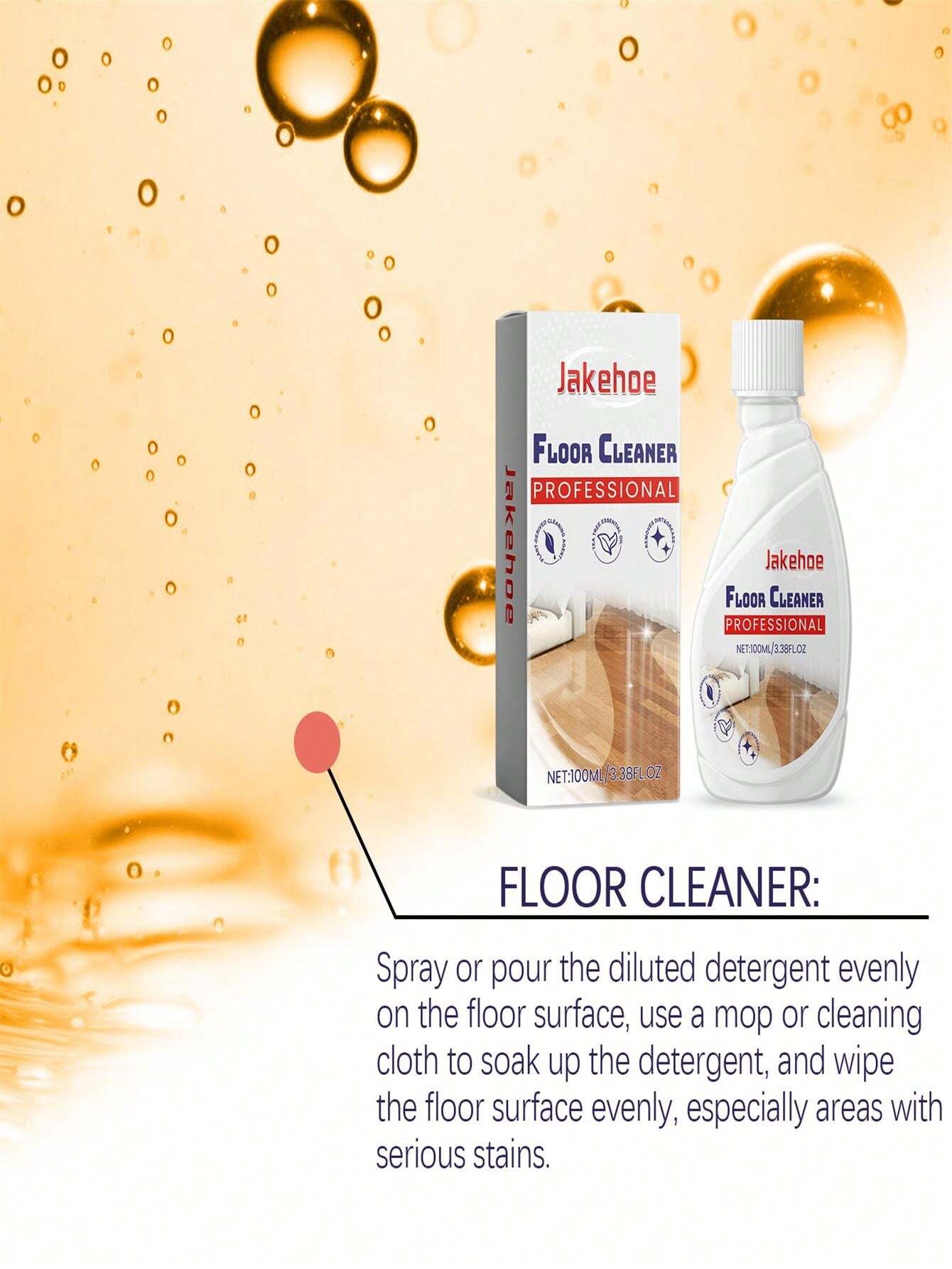 Jakehoe Floor Cleaner For Removing Stains And Odors, Increasing ...