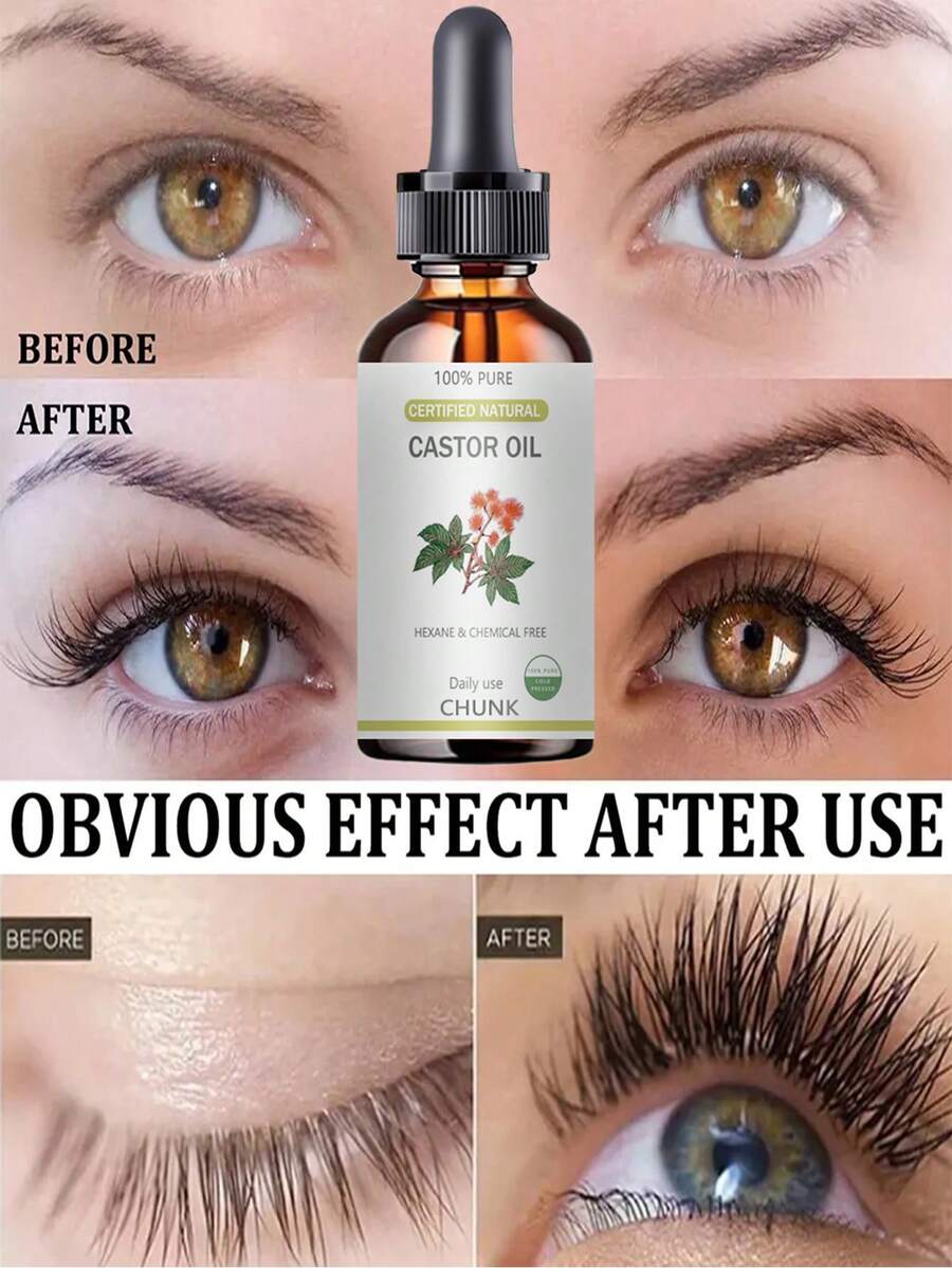 Mascara Castor Oil Mascara Thick And Long Mascara Essence | SHEIN USA