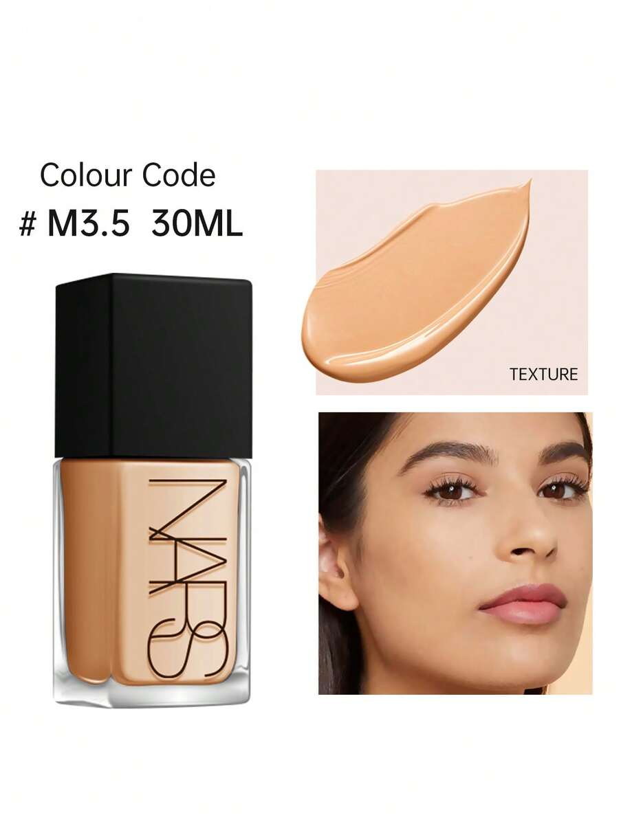 Nars Base Líquida de Garrafa Quadrada Super com Pigmentos Refletores de Luz para uma Pele Linda ...