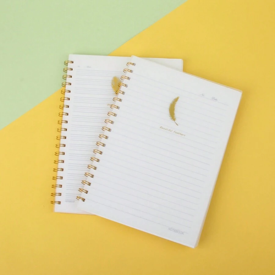 1/2/3pcs Spiral Bound Notebook With Flexible Cover, A4 Loose-Leaf 16K ...