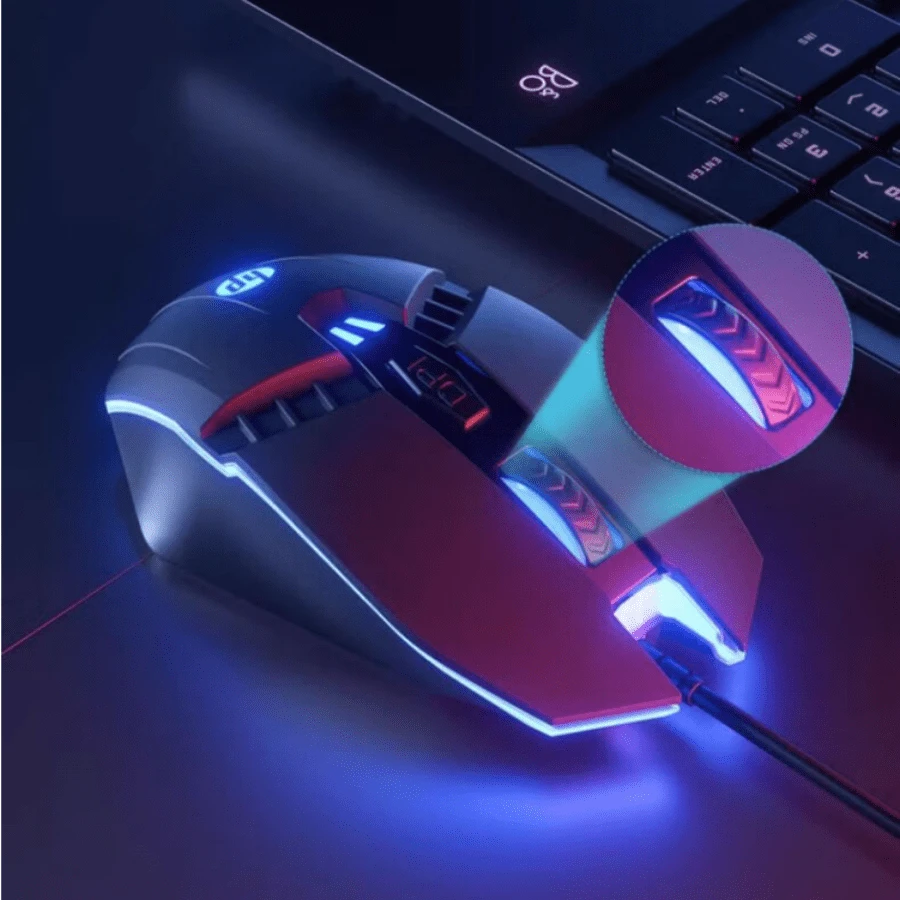 HP M270 Wired Office Gaming Mouse Home Laptop Desktop Computer LOL ...