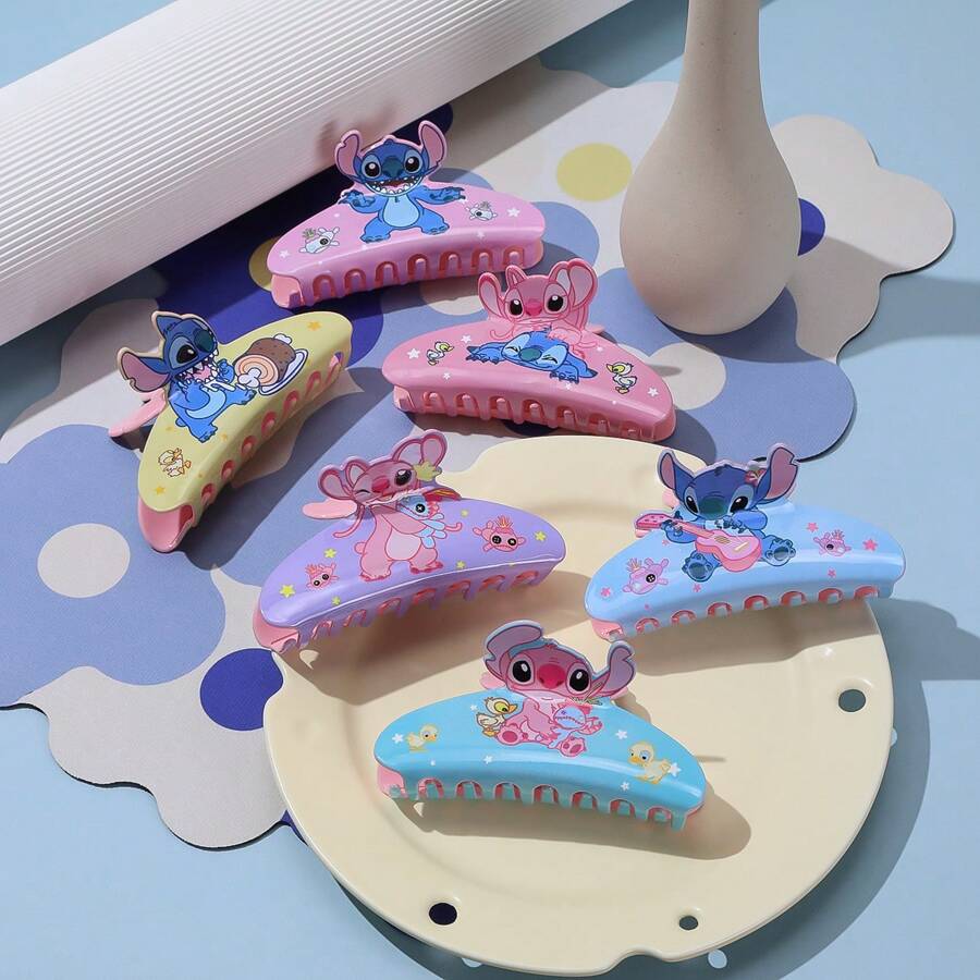 Stitch Girl Hair Claws The Back Of The Head With A Princess Head ...