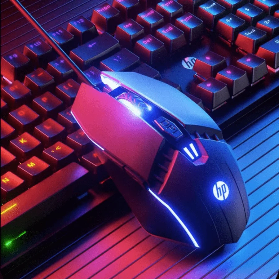 HP M270 Wired Office Gaming Mouse Home Laptop Desktop Computer LOL ...