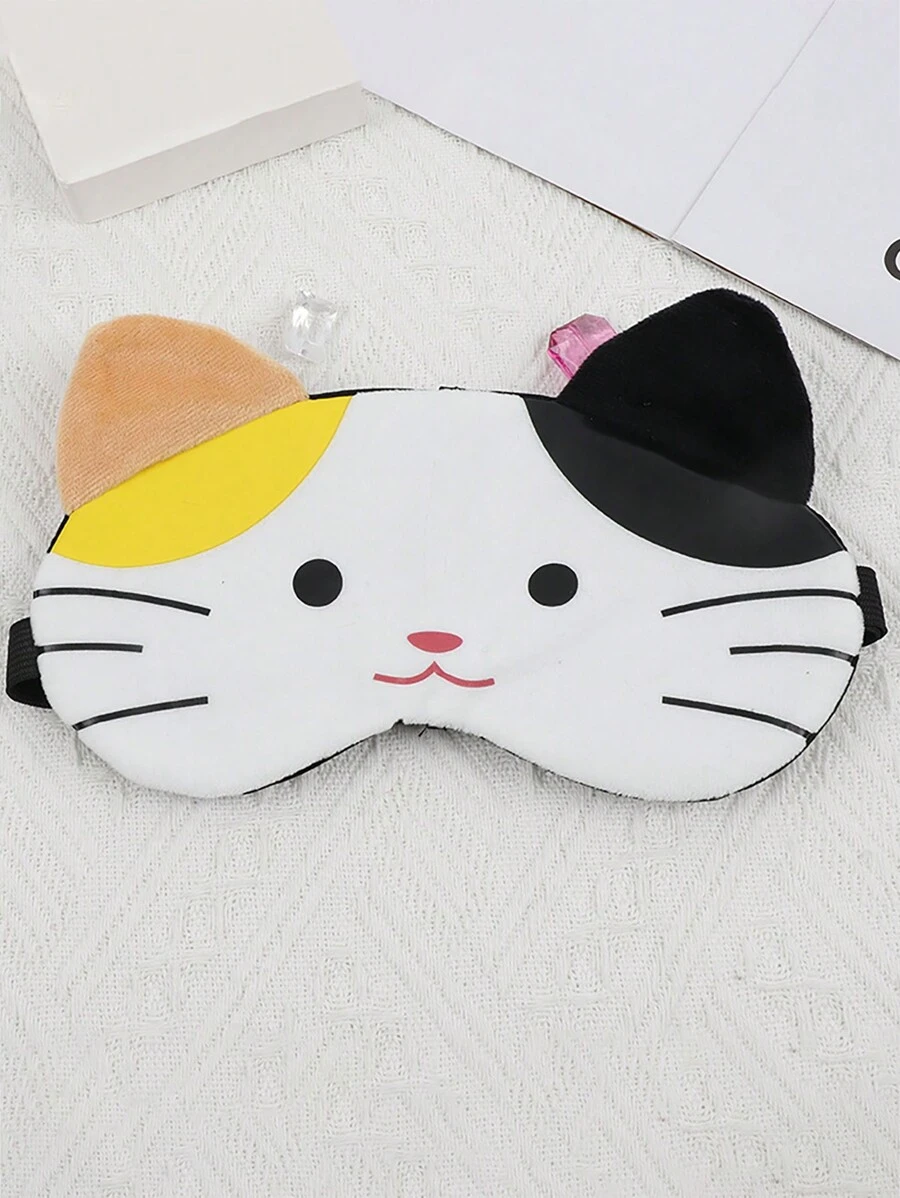 1pc Soft And Comfortable Cartoon Eye Mask For Kids, Cute Sleep Mask For ...