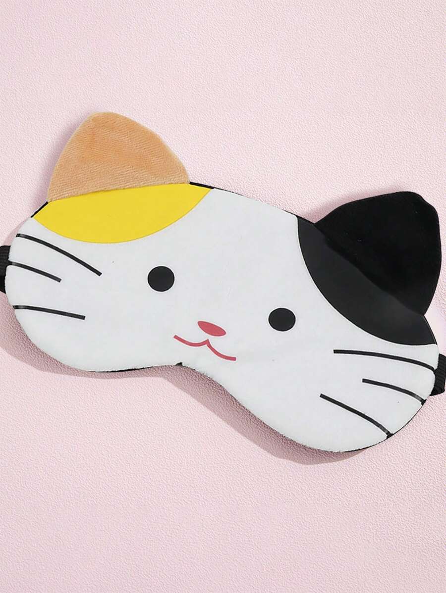 1pc Soft And Comfortable Cartoon Eye Mask For Kids, Cute Sleep Mask For ...