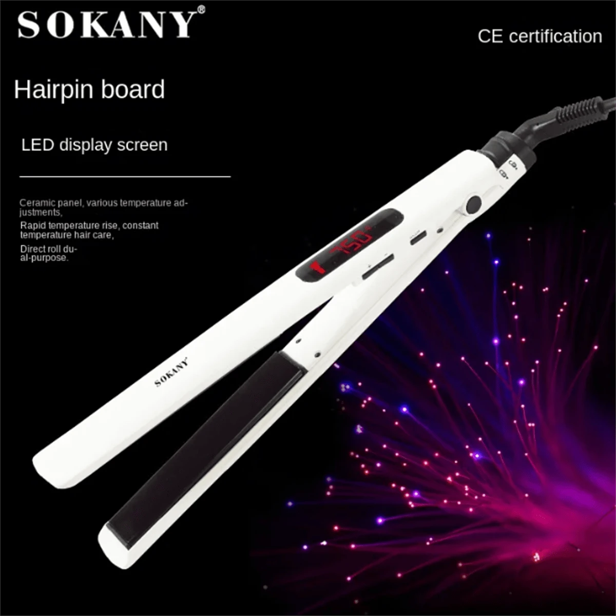 Professional Hair Straightener, Professional Portable Dual Voltage ...