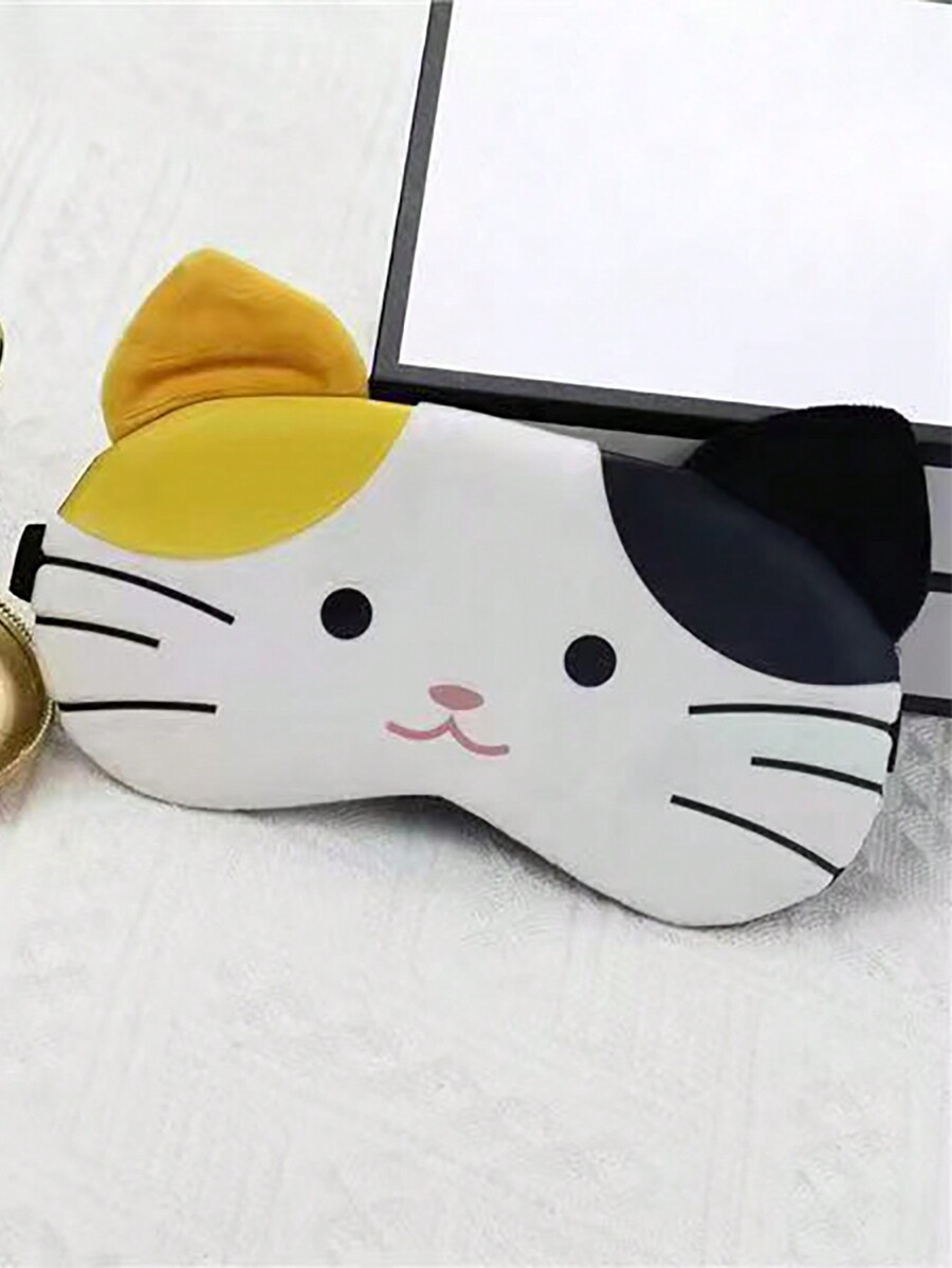 1pc Soft And Comfortable Cartoon Eye Mask For Kids, Cute Sleep Mask For ...