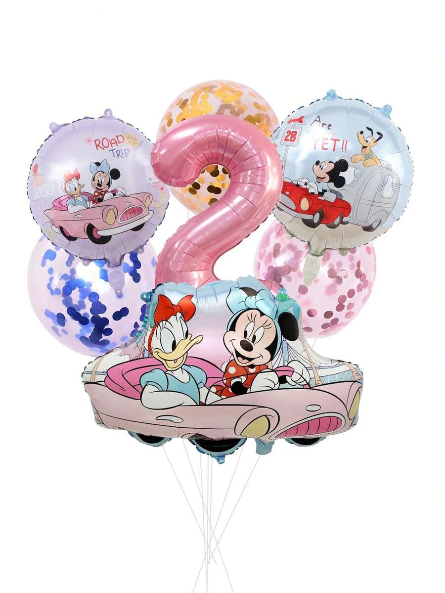 7pcs Cartoon Anime Party Themed Wedding Room Decorated With Aluminum ...