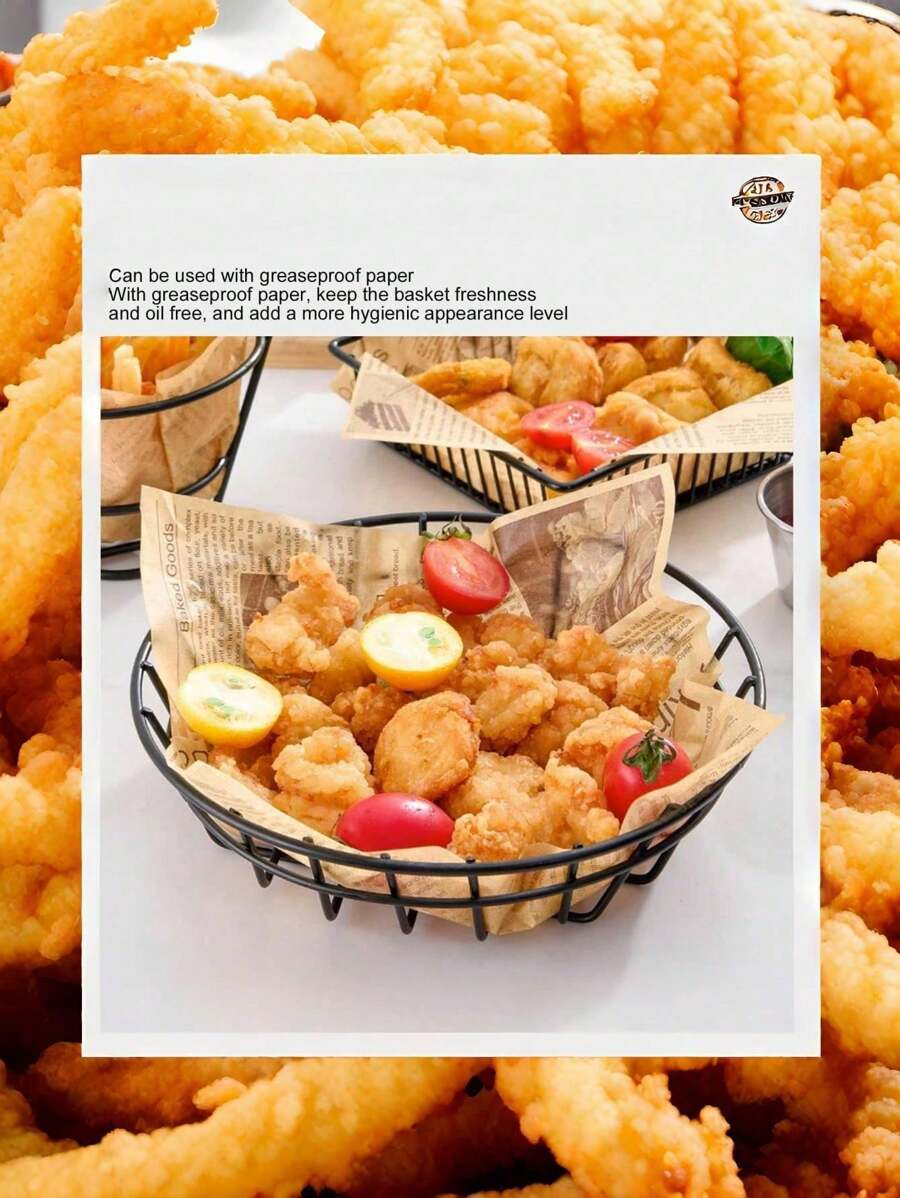 Kitchen Stainless Steel Oval Shape Wire Mesh Basket For Frying, Baking ...