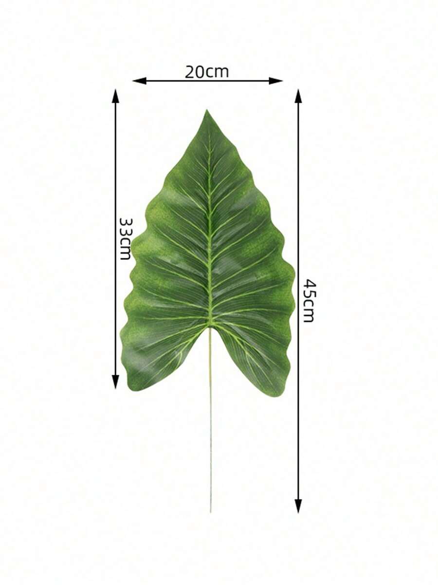 20Pcs Artificial Bird Of Paradise Plants Leaves Faux Banana Leaves ...