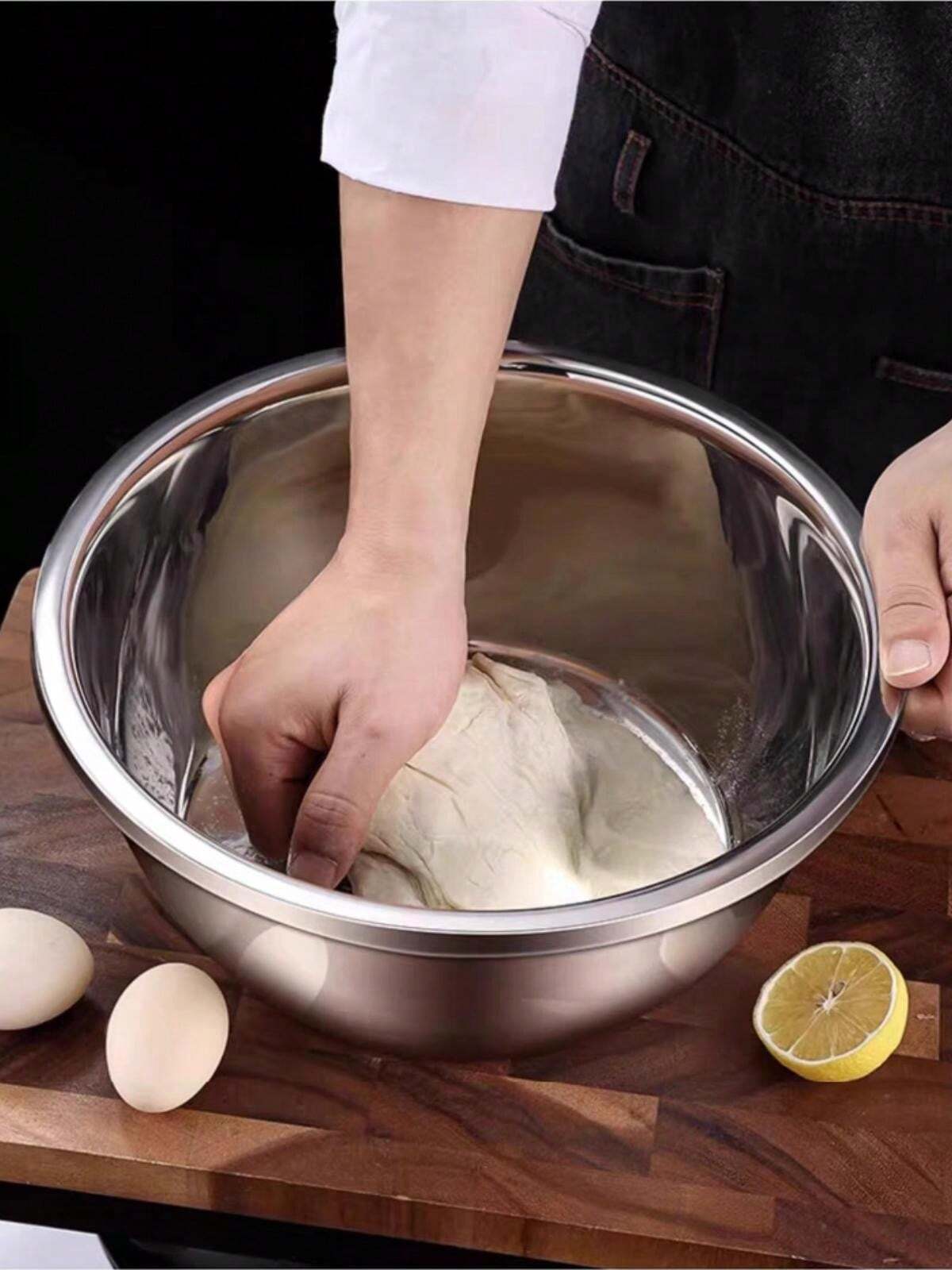 Stainless Steel Multifunctional Bowl + Drainer, For Washing Fruits And ...